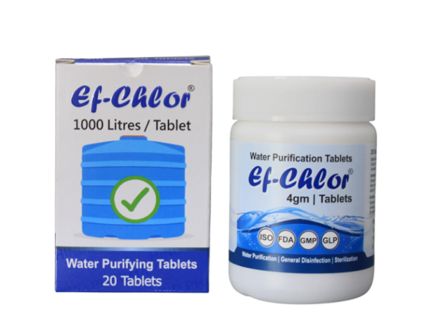 Water Purification Tablets For 1200 Litres - 4gm NaDCC Tablets | Water ...